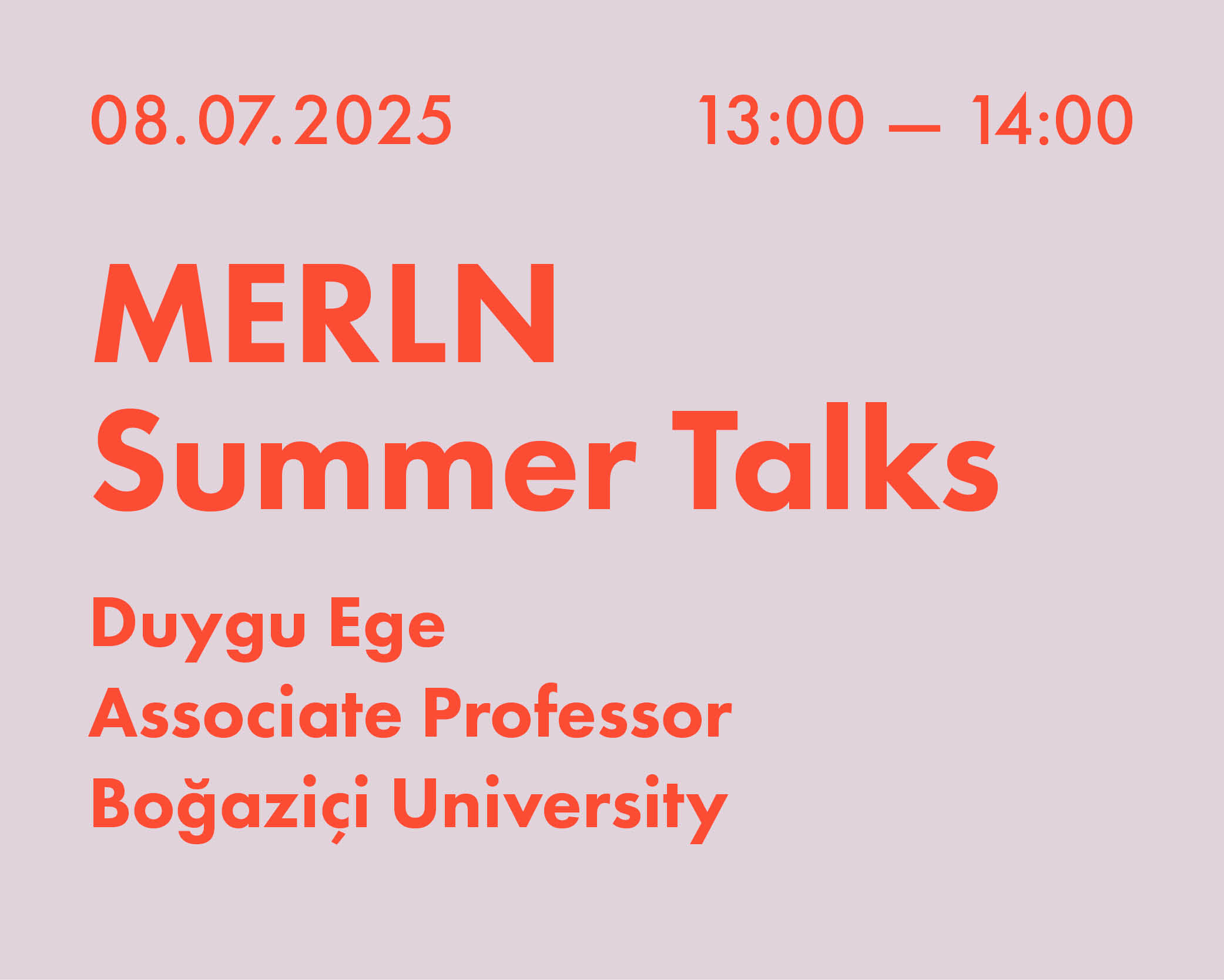 MERLN Summer Talks-Lecture - MERLN Institute for Technology-Inspired ...